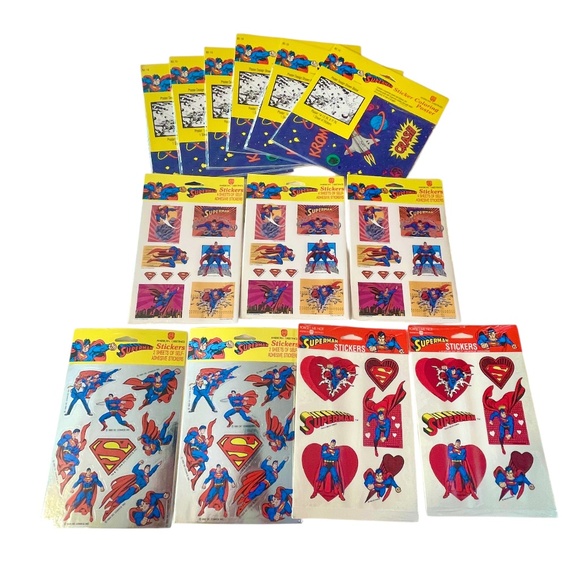 DC Comics | Office | Vintage Large Lot 99s Dc Comics Superman Super ...